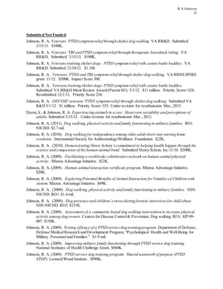 R a johnson cv2014 | PDF