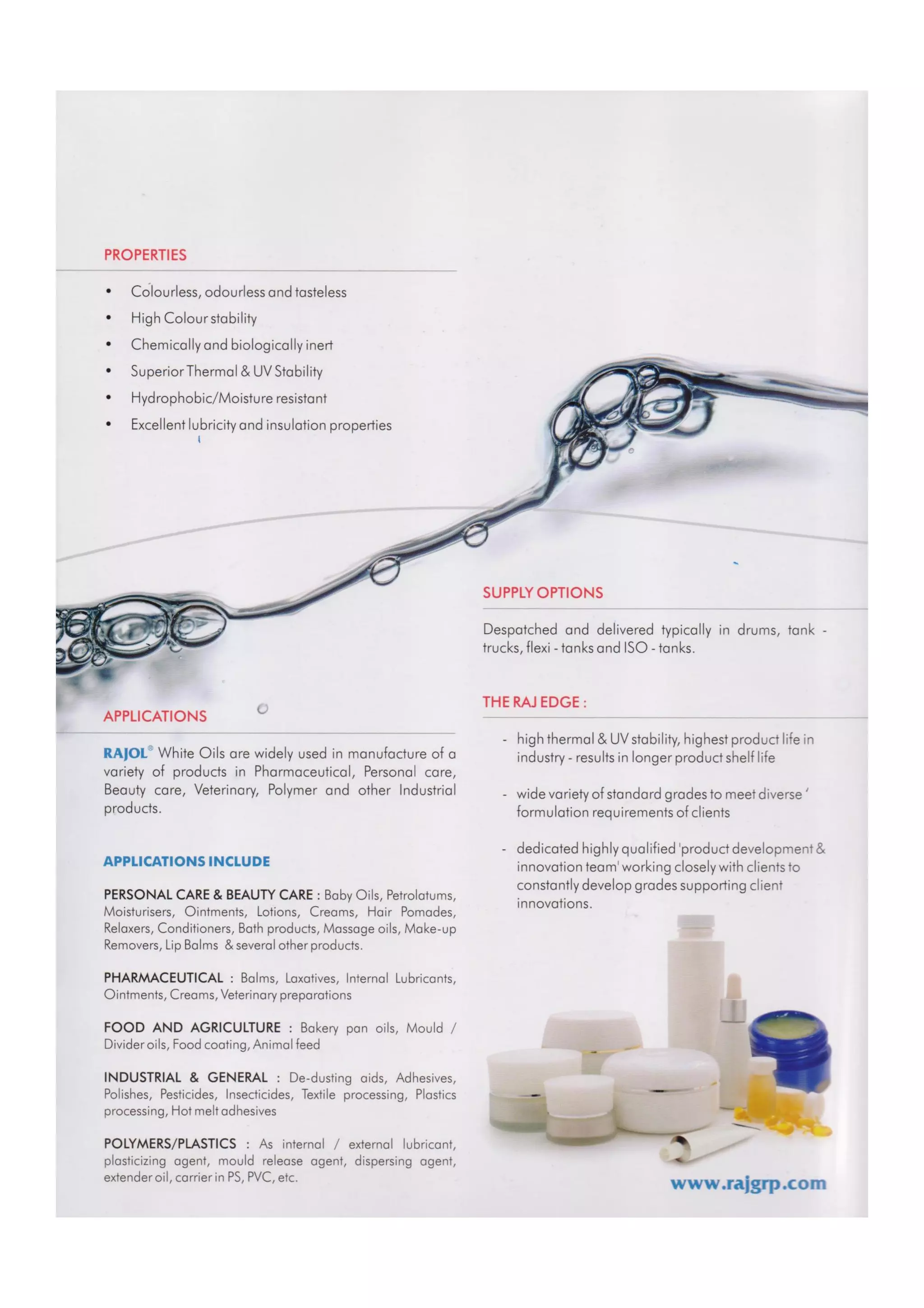 Rajol whiteoil-catalogue | PDF