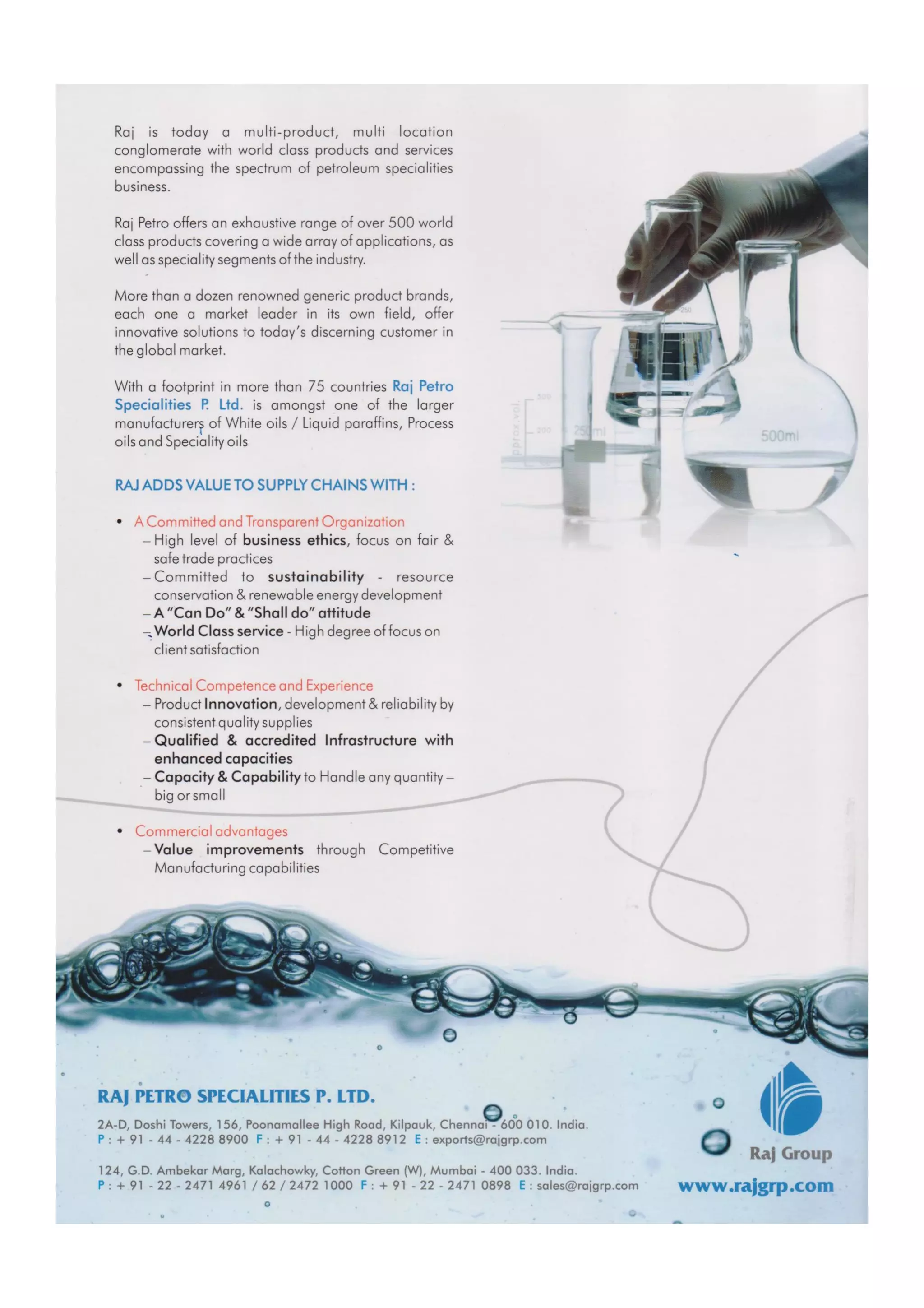 Rajol whiteoil-catalogue | PDF