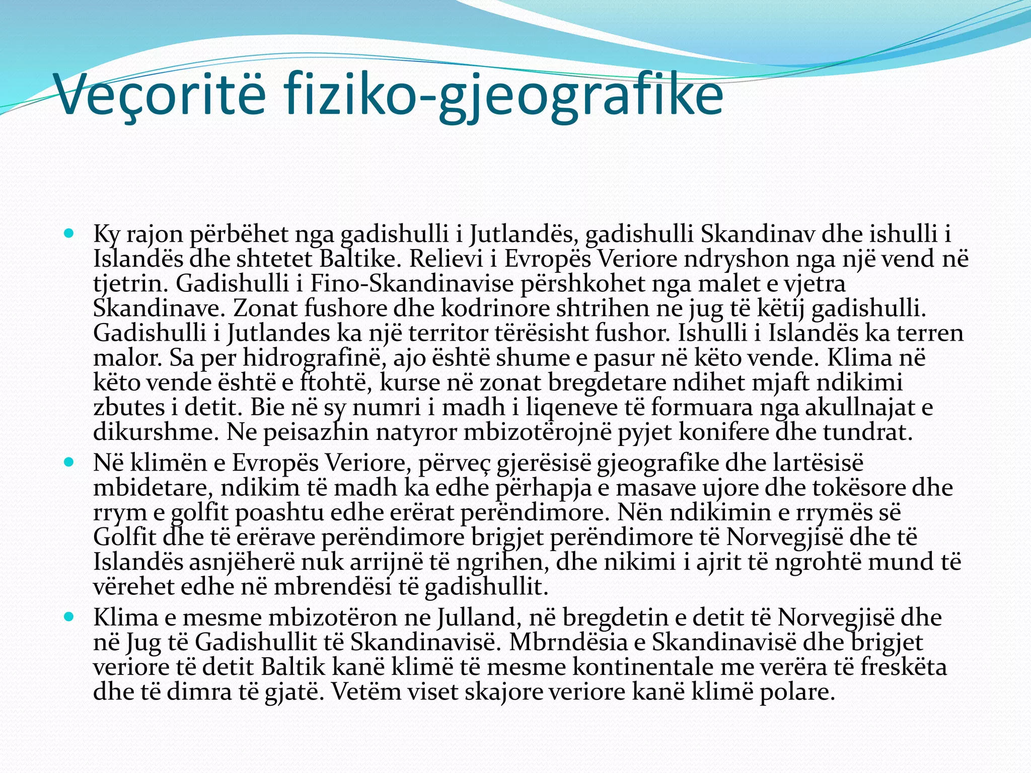 Rajonet e Europes | PPTX