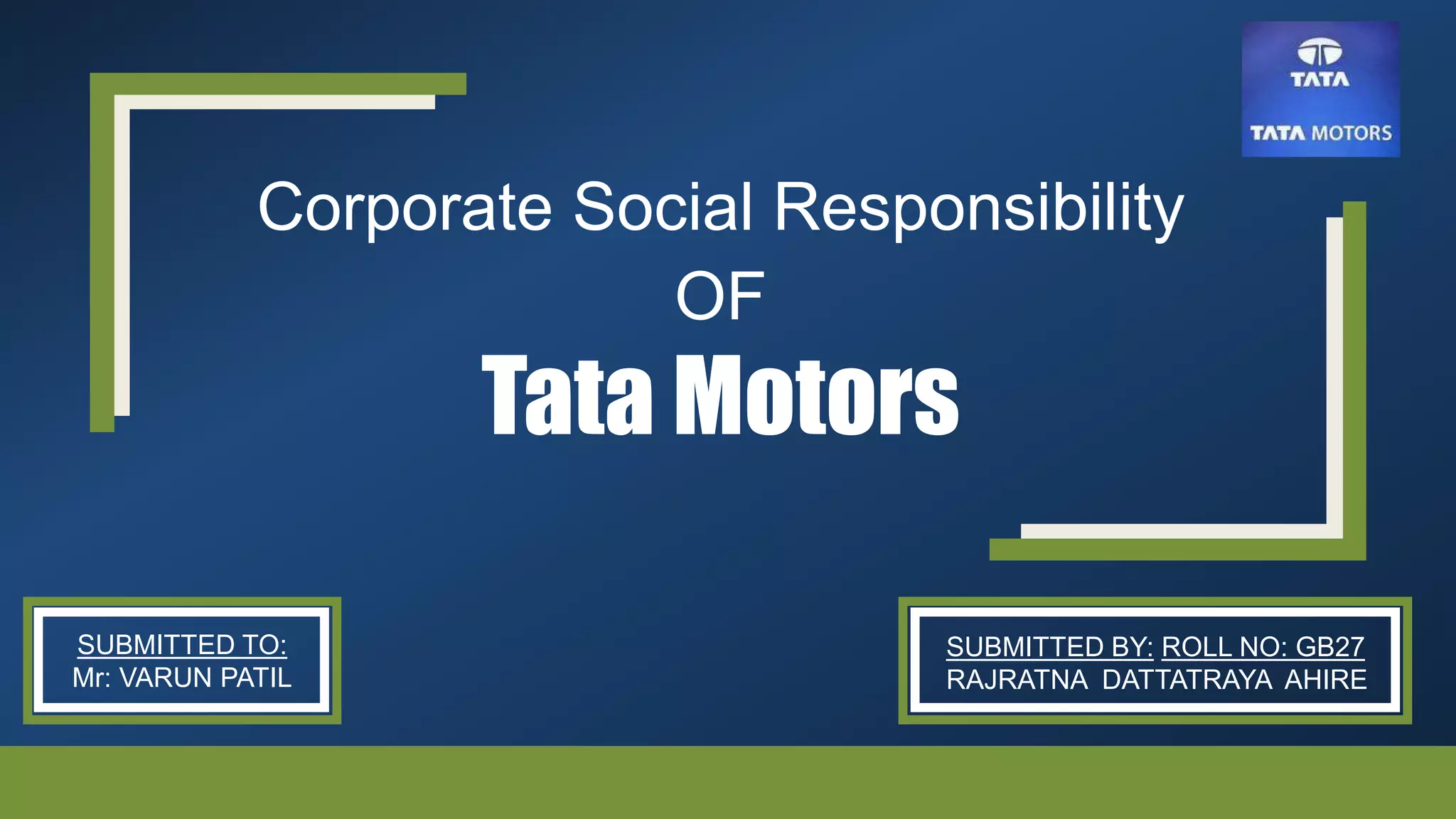 CSR of TATA MOTORS.pptx