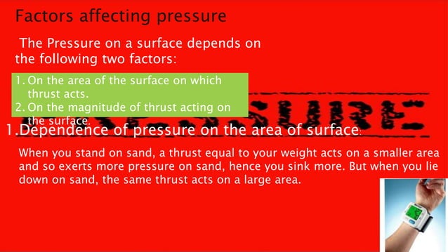Pressure and it's Application | PPTX | Geology | Science