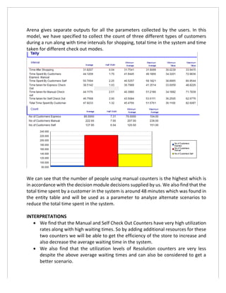Kroger Store Simulation Using Arena | PDF
