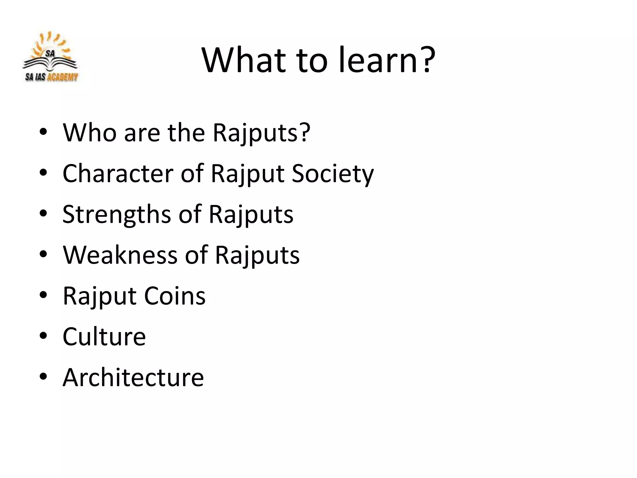 Rajput , invaders | PPTX