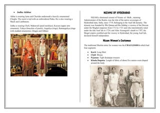 Rajput & MUghal Costumes | PDF