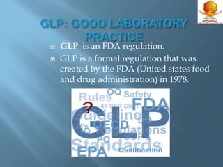 good laboratory practices | PPTX