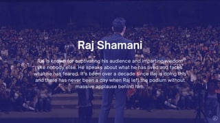 RAJ SHAMANI BIOGRAPHY | PDF