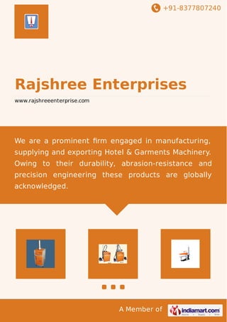 Rajshree enterprises | PDF