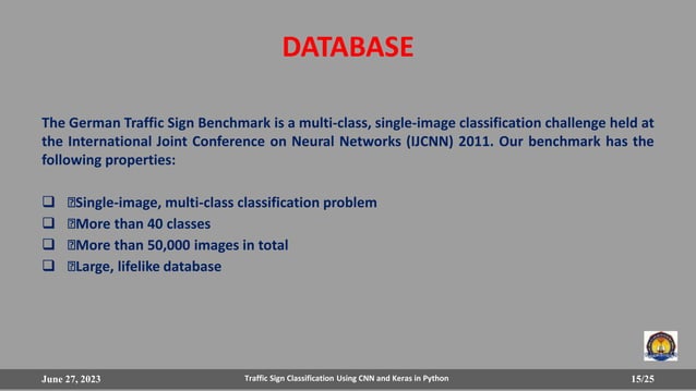 Rajshree R Hande Project PPT 2023 Traffic Sign Classification Using CNN ...