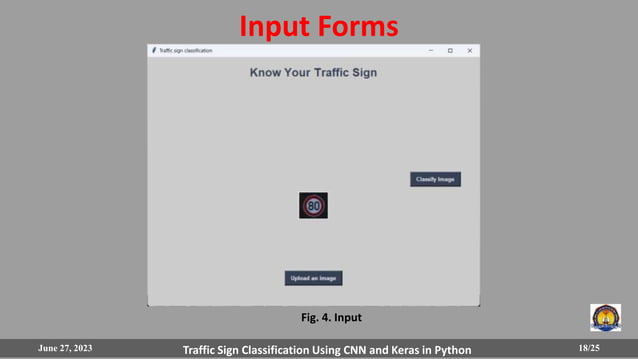 Rajshree R Hande Project PPT 2023 Traffic Sign Classification Using CNN ...