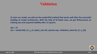 Rajshree R Hande Project PPT 2023 Traffic Sign Classification Using CNN ...