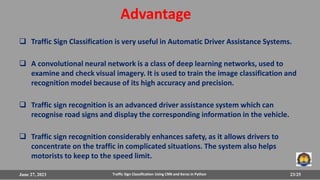 Rajshree R Hande Project PPT 2023 Traffic Sign Classification Using CNN ...