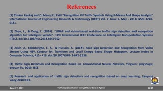 Rajshree R Hande Project PPT 2023 Traffic Sign Classification Using CNN ...