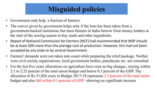 Agrarian crisis od india | PPT