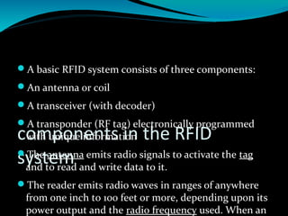 wireless technology (RFID) | PPT