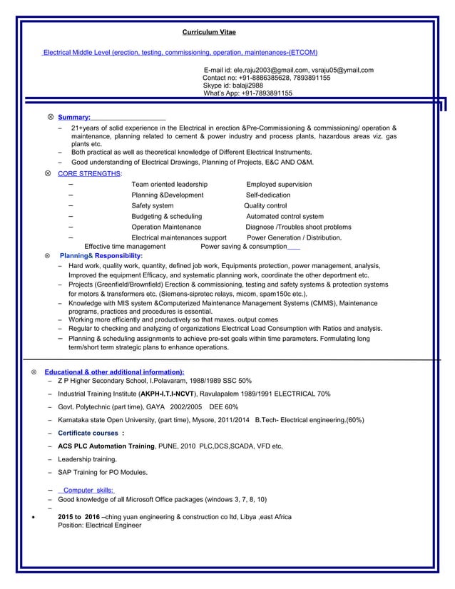Raju cv | DOC