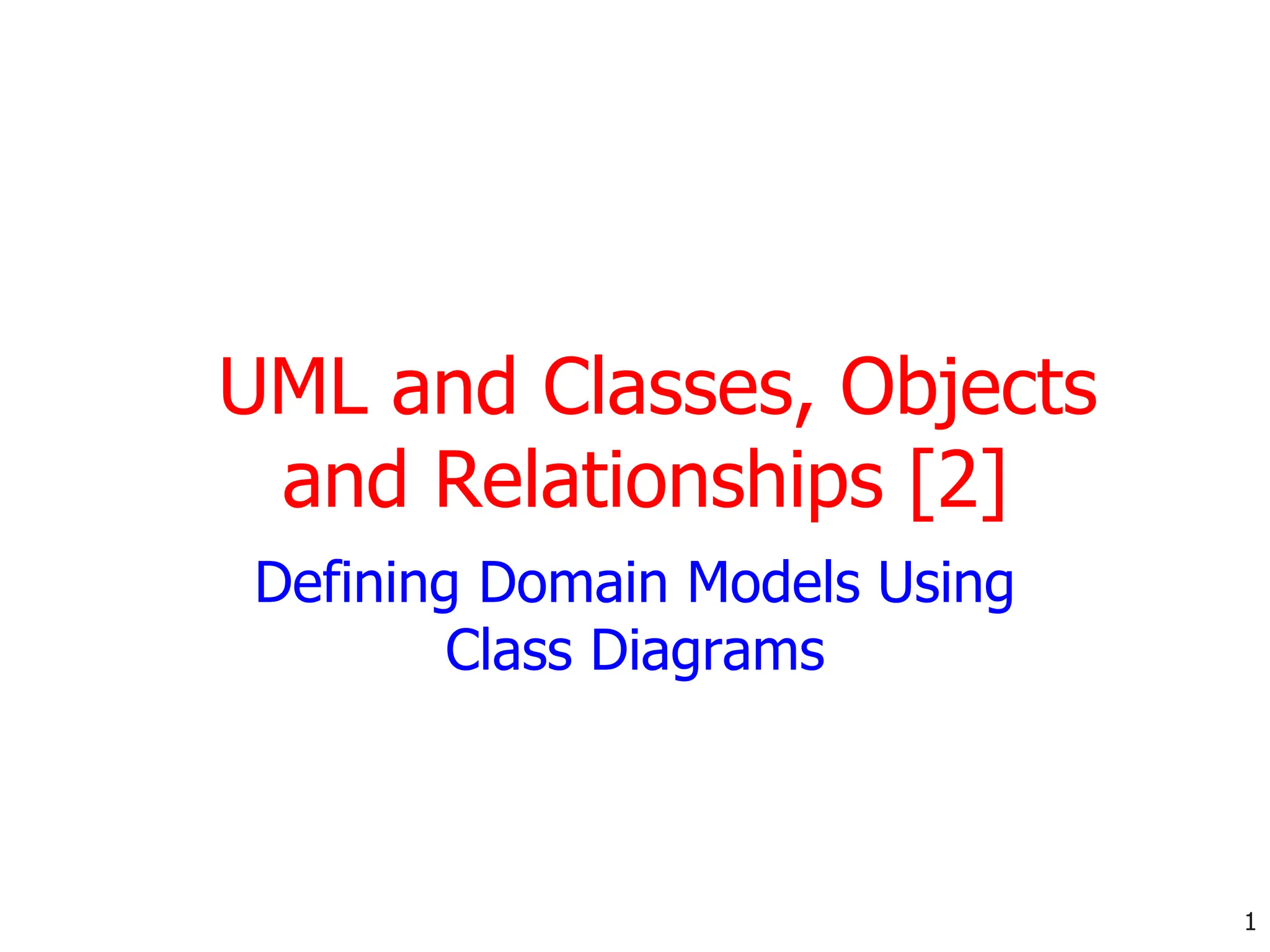 Class Diagrams Are A Type Of Uml Unified Modeling Language Diagram