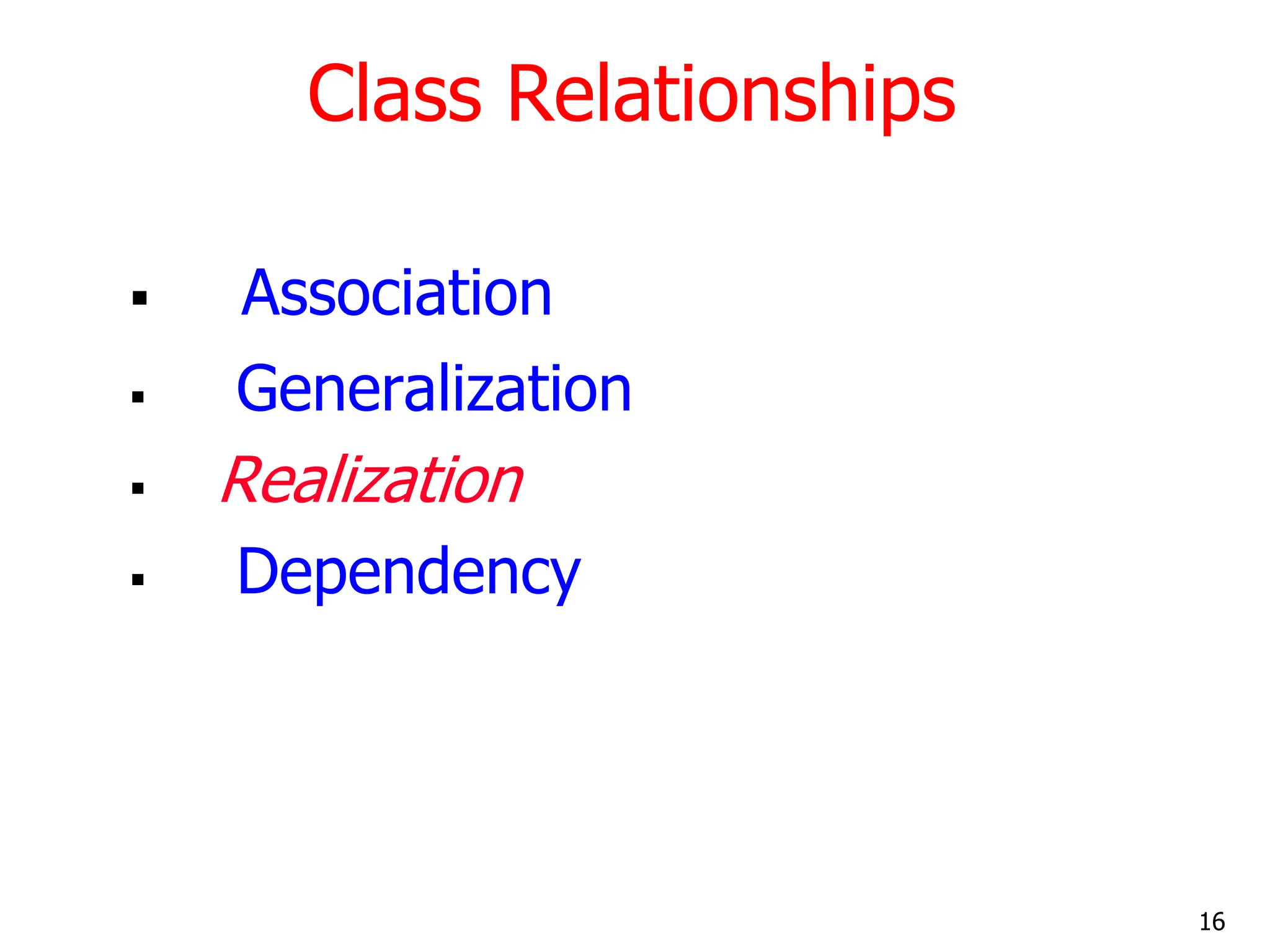 Class diagrams are a type of UML (Unified Modeling Language) diagram ...