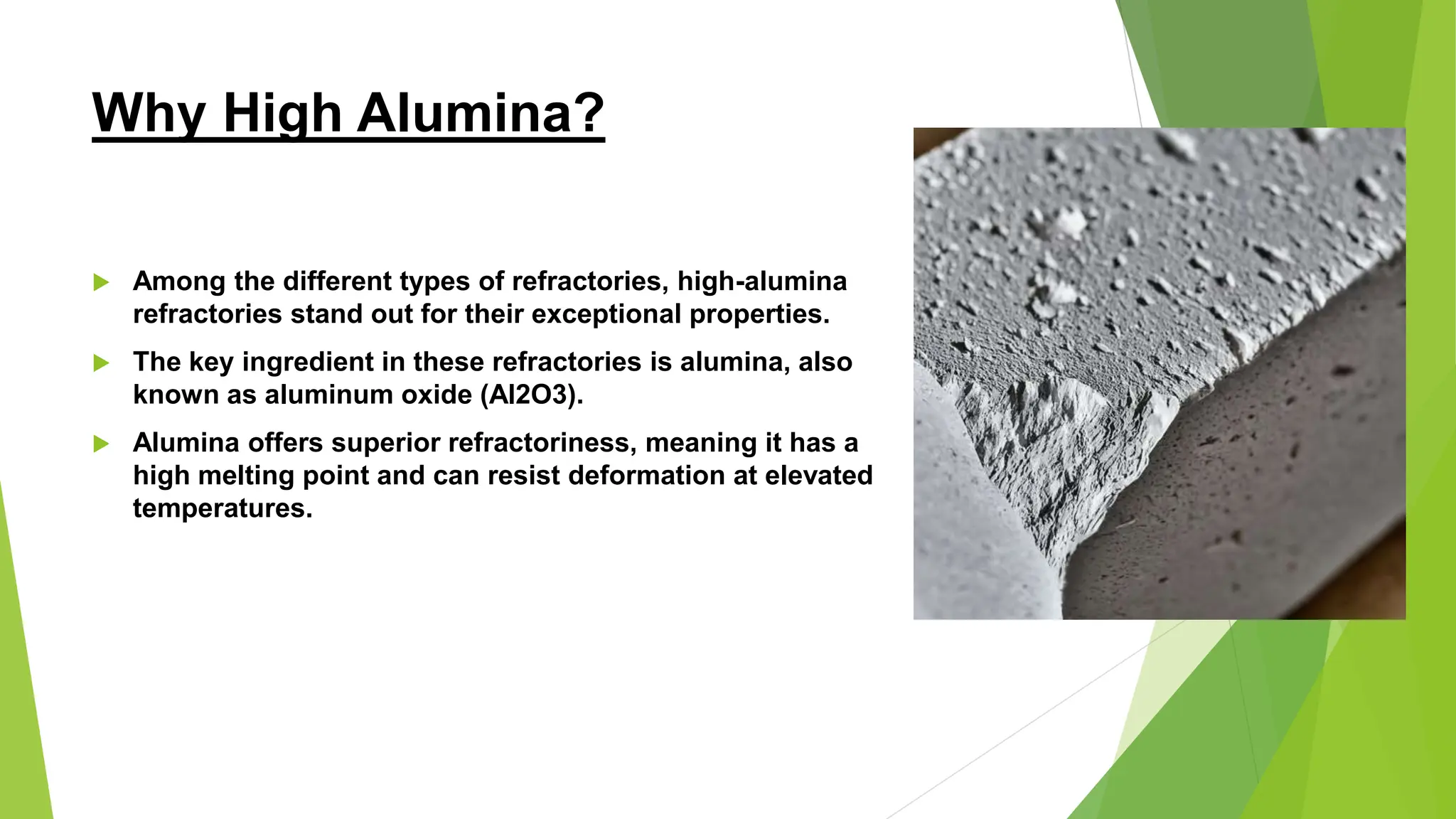 Raw materials for High alumina refractories | PPTX