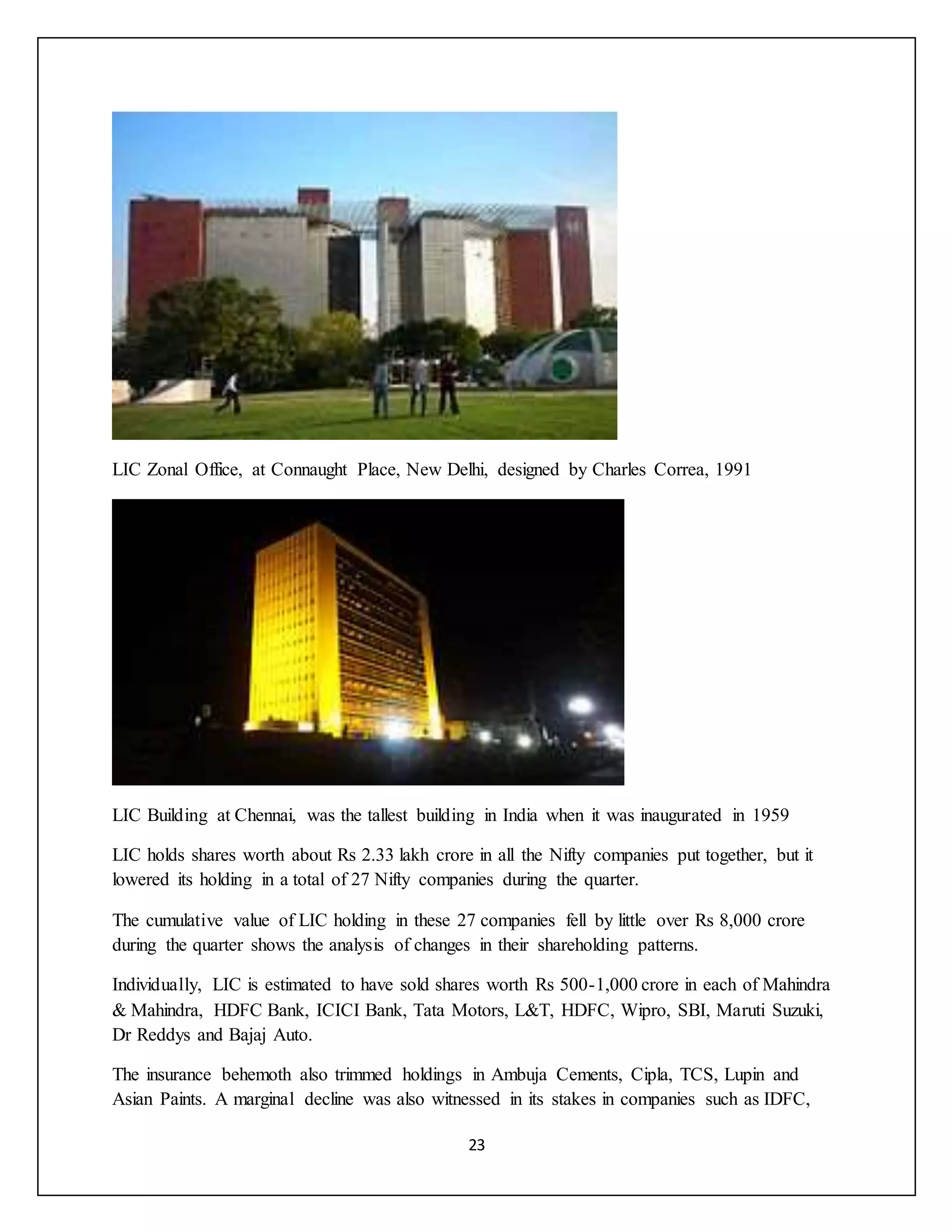 Project on LIC | DOCX