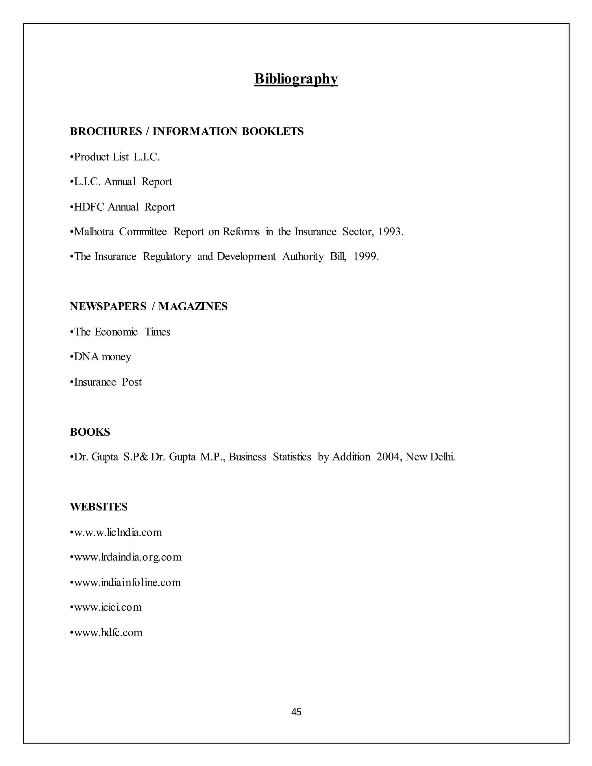 Project on LIC | DOCX