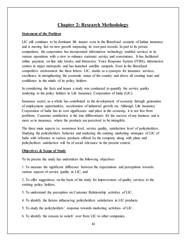 Project on LIC | DOCX