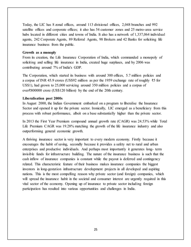 Project on LIC | DOCX