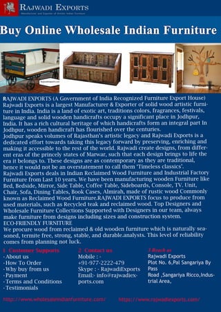 Indian Furniture | PDF
