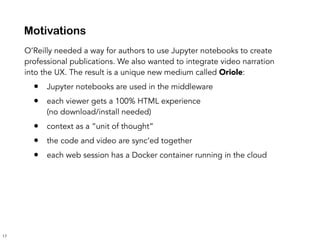 Computable content: Notebooks, containers, and data-centric ...