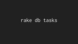 Rake db tasks | PPT