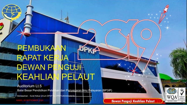 Rapat Kerja Dewan Penguji Keahlian Pelaut 2019 | PDF