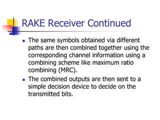 Rake Receiver | PPT