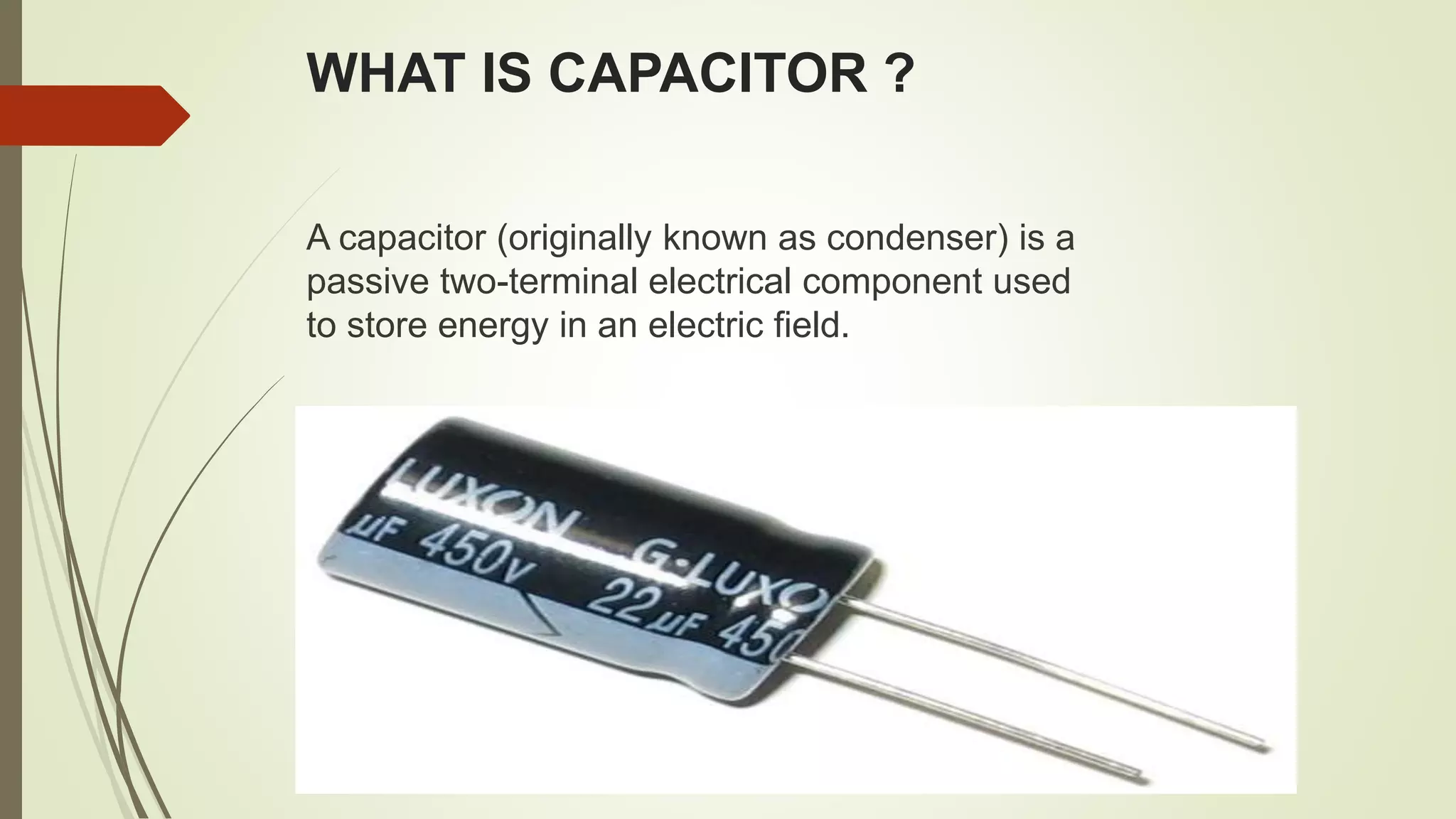presentation on SUPERCAPACITOR | PPTX