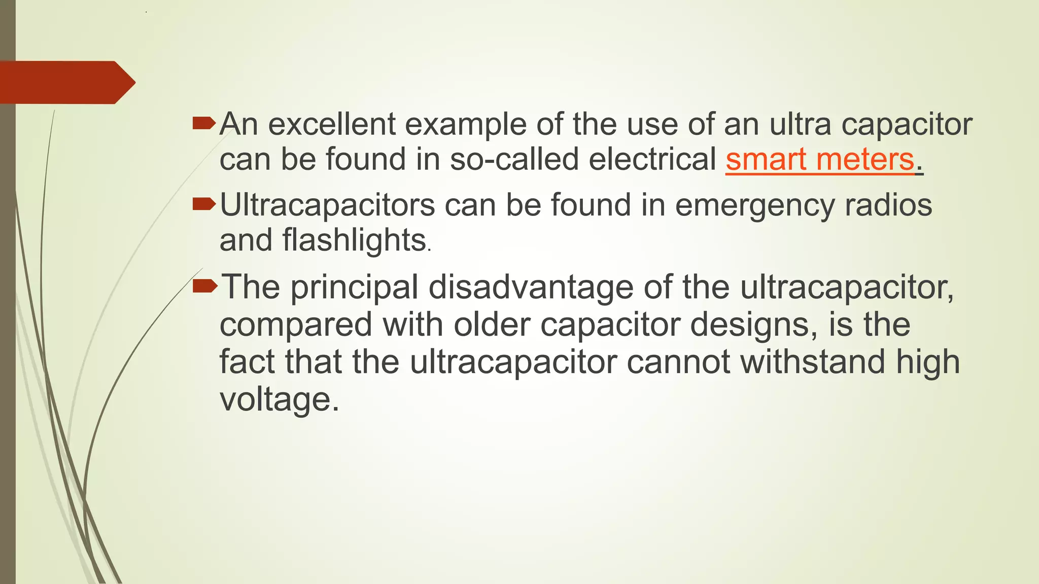 presentation on SUPERCAPACITOR | PPTX