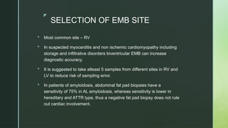 Endomyocardial biopsy - indications and techniques | PPTX | Heart and ...