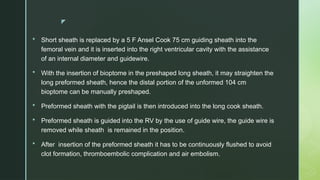 Endomyocardial biopsy - indications and techniques | PPTX | Heart and ...