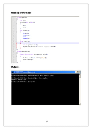 Rakesh Bijawat, BCA 2nd Year | PDF