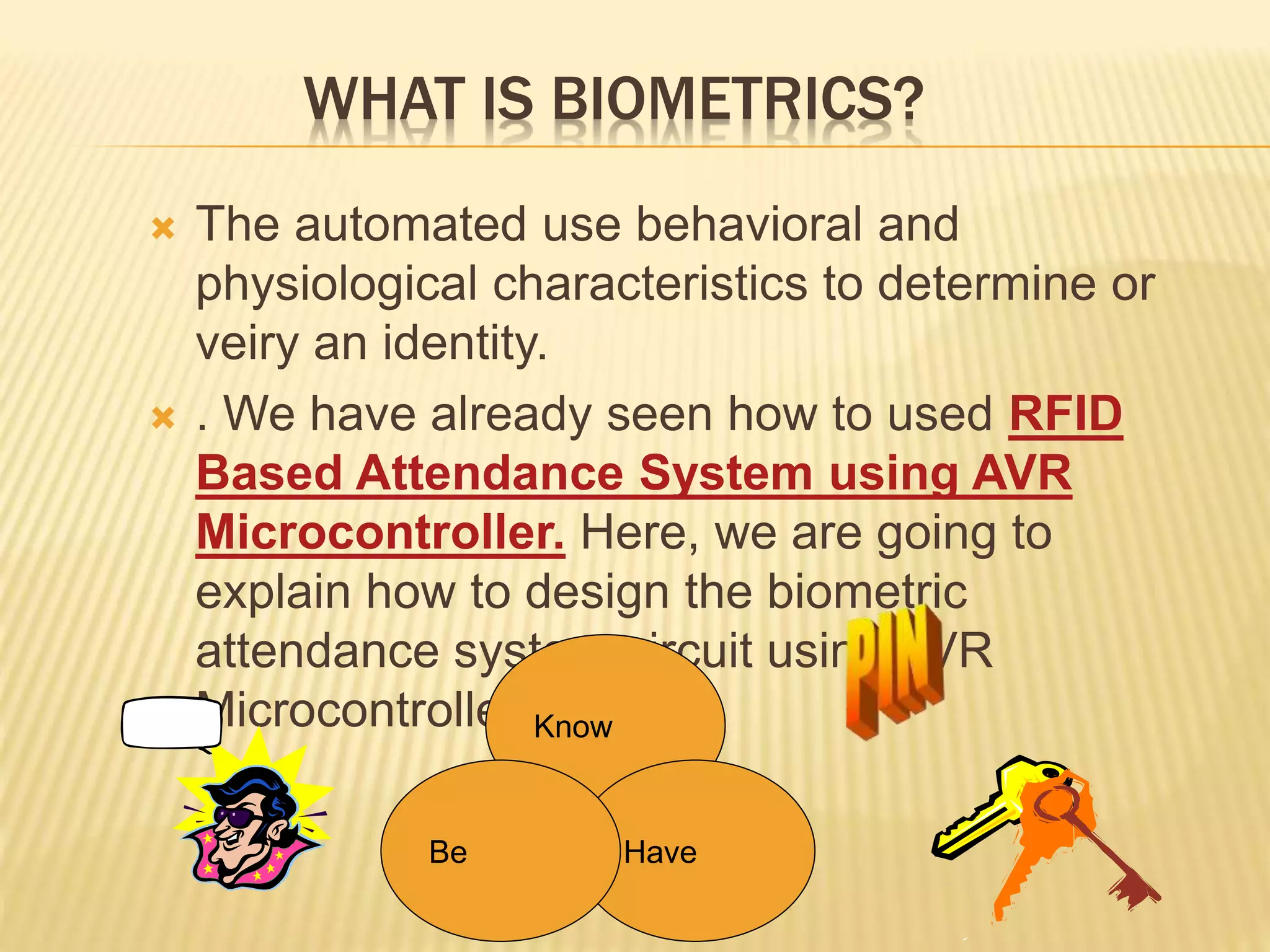BIOMATRICS | PPT
