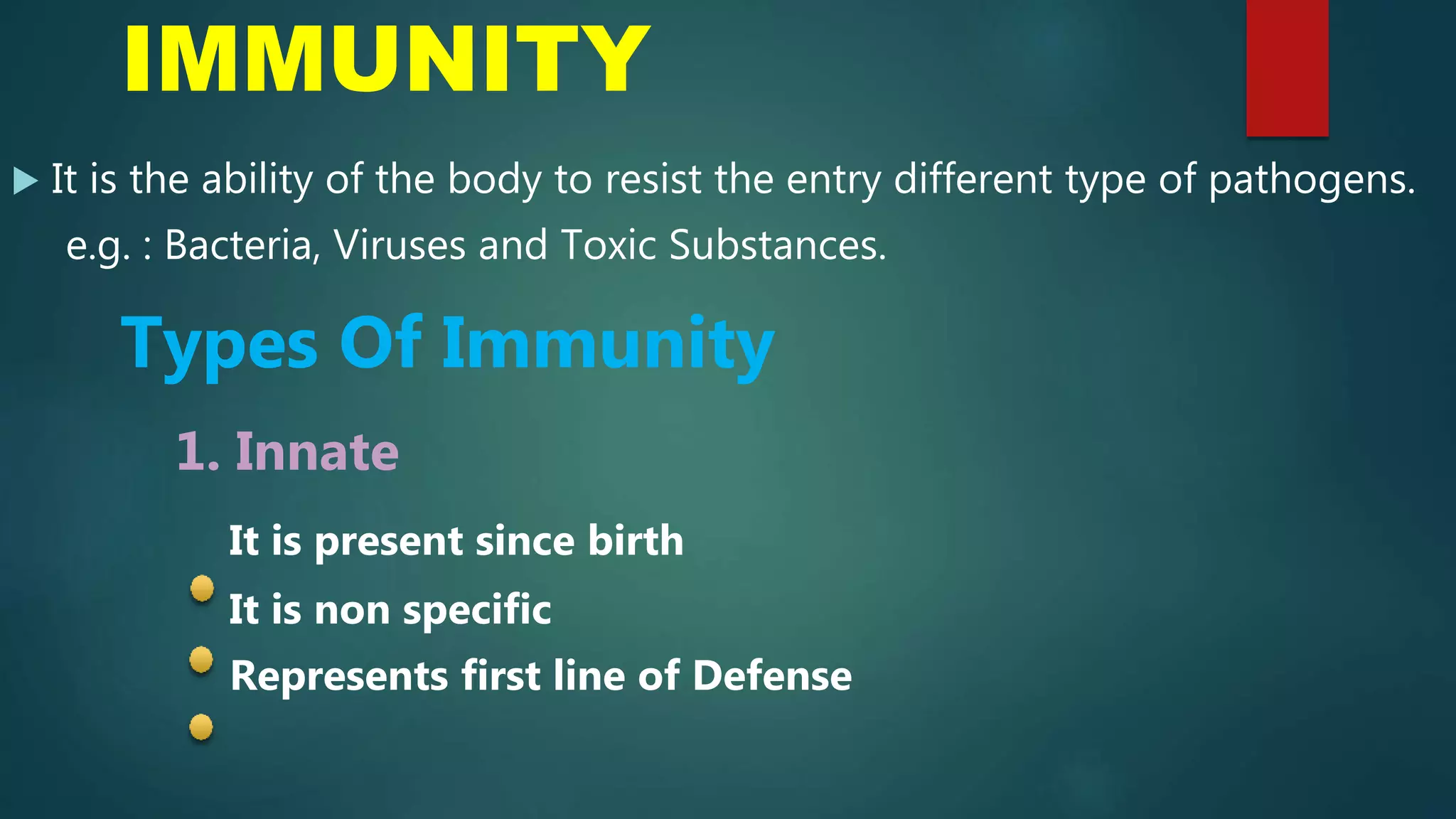 IMMUNITY TYPE (ACQUIRED IMMUNITY) | PPTX