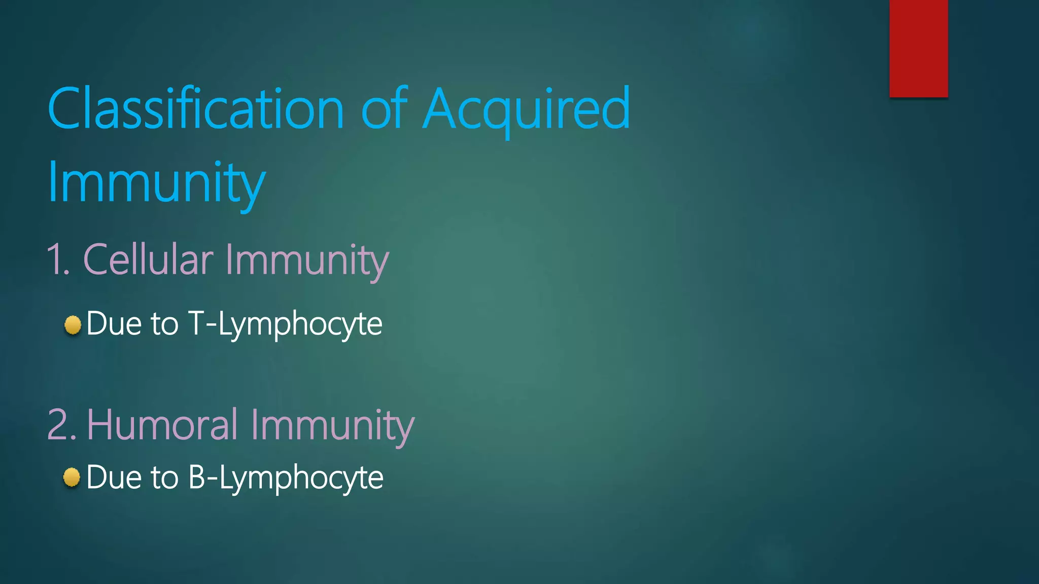 IMMUNITY TYPE (ACQUIRED IMMUNITY) | PPTX