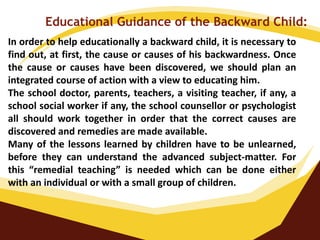 Rakesh kumar keshari ppt on backward student | PPTX
