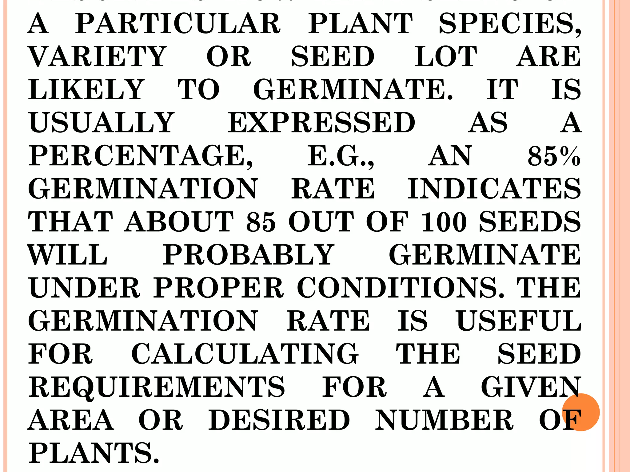 seed physiology | PPT