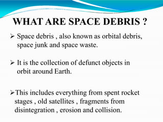 Space debris removal technology ppt.pptx