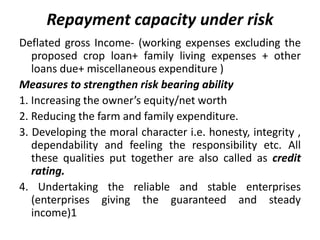 3 R's OF CREDIT ANALYSIS | PPTX