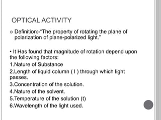 Polarimetry and it's Analysis | PPTX