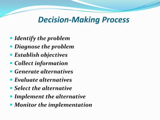 Rakesh ppt on decision making | PPTX | Business Administration | Business