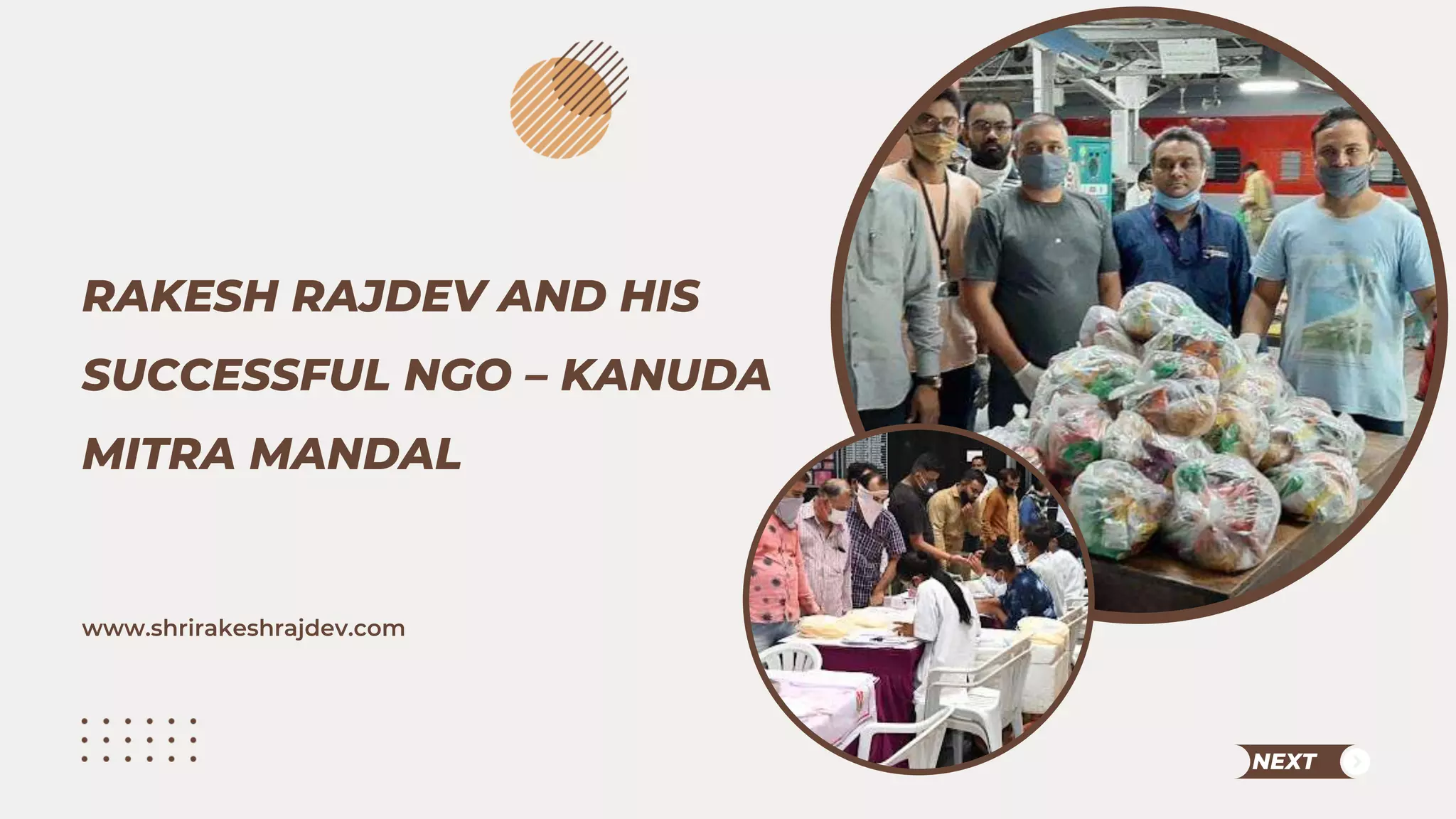Rakesh Rajdev and His Successful NGO – Kanuda Mitra Mandal | PPT