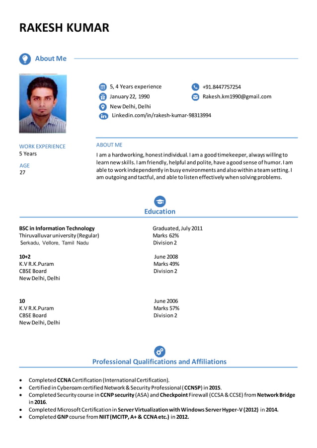 Rakesh resume | PDF