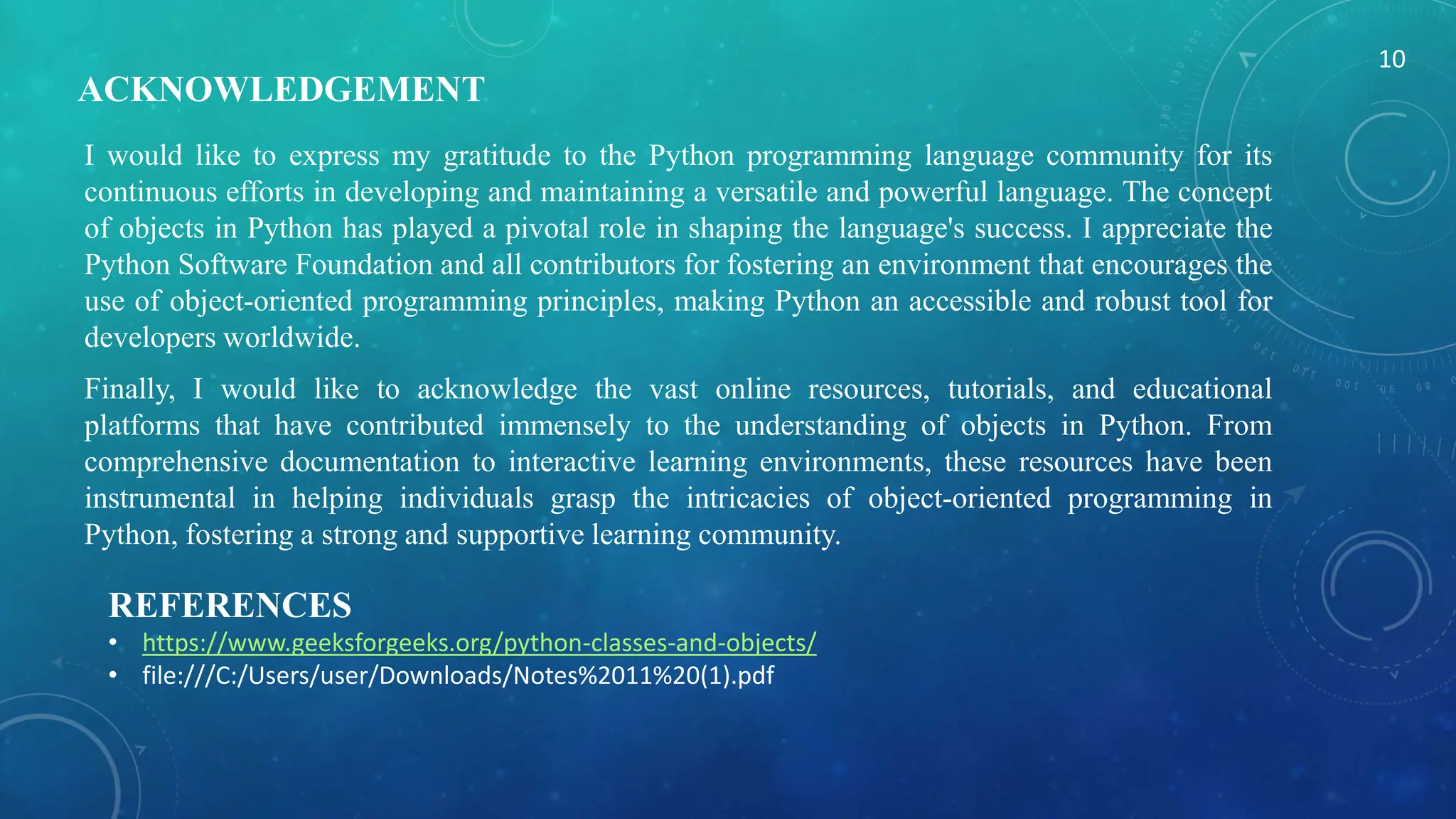 Object In Python Tells About Object Oriented Programming In Python Ppt