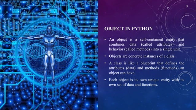 Object In Python Tells About Object Oriented Programming In Python Ppt
